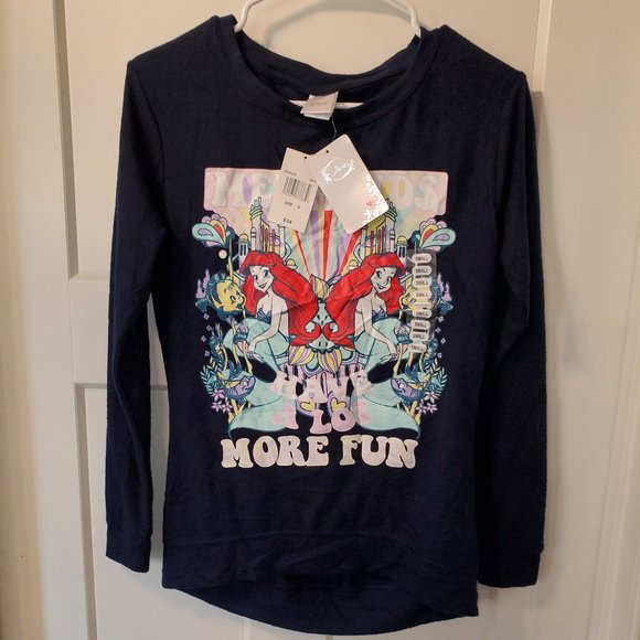 Disney | Shirts & Tops | Bnwt Disney Girls Little Mermaid Psychedelic ...